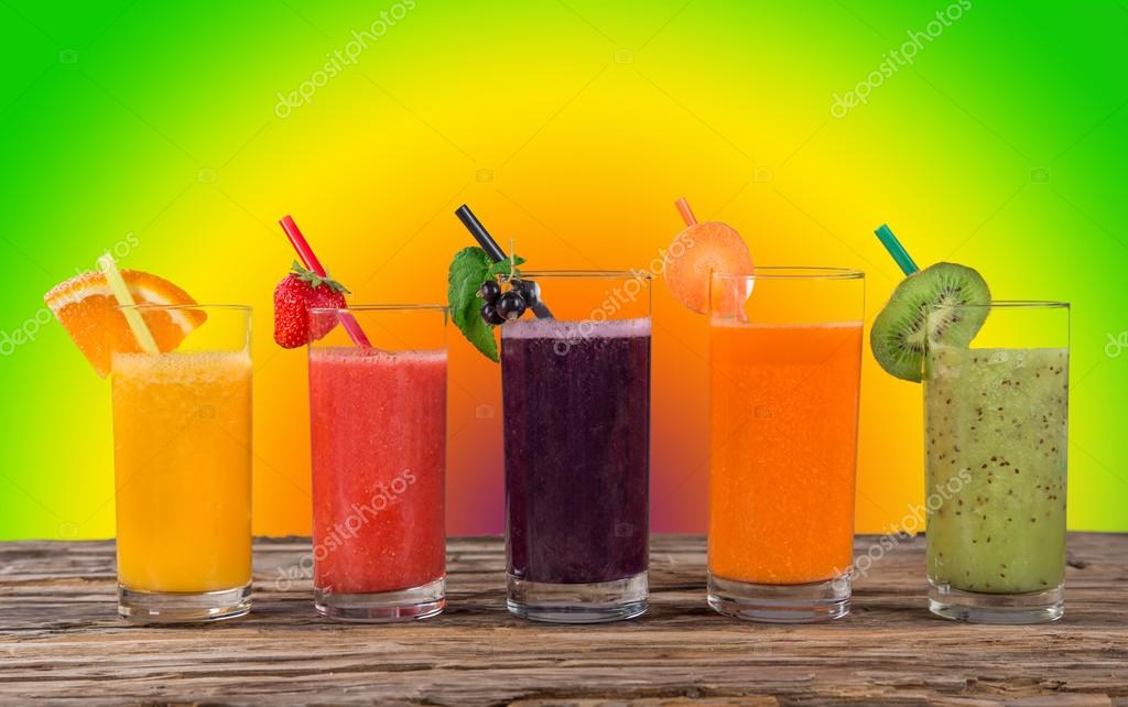 Fresh fruit juice, healthy drinks. Stock Photo by ©Kesu01 61877459
