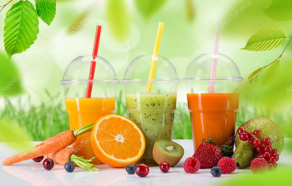 Fresh juice mix fruit — Stock Photo © Kesu01 #72553621