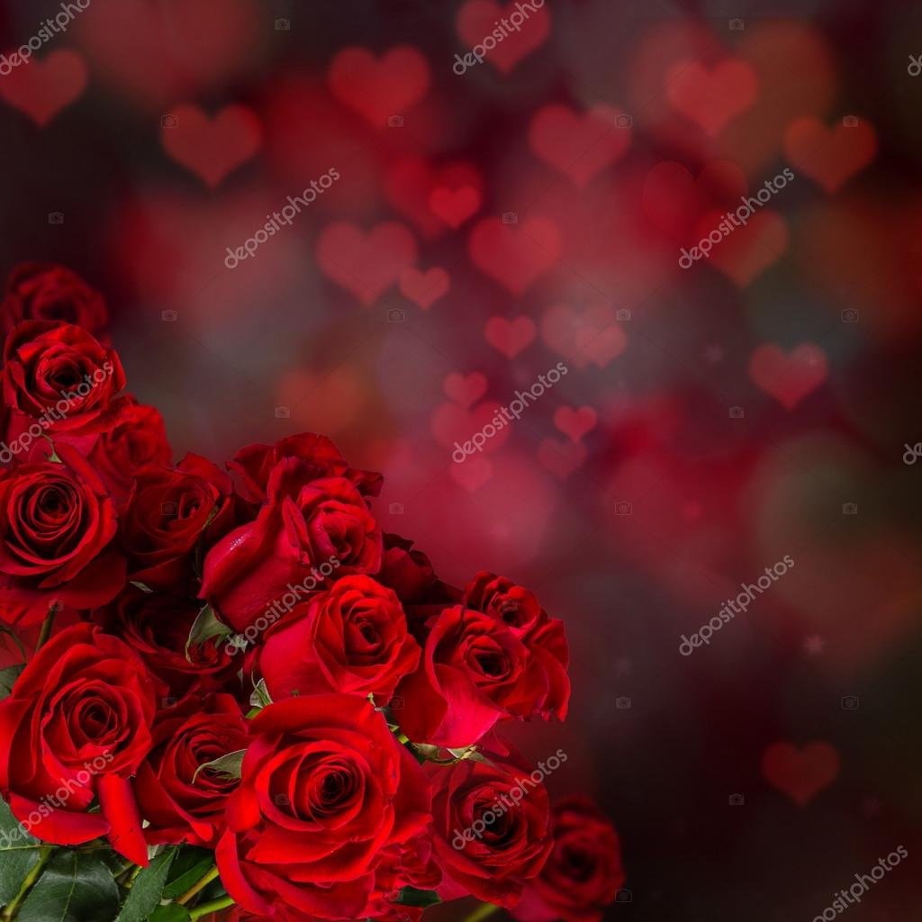 Valentine red rose abstract background. ⬇ Stock Photo, Image by ...
