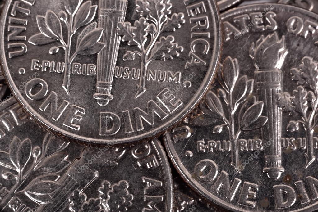 One dime coins Stock Photo by ©vetkit 71267941