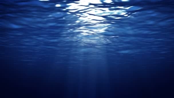 Looping animation of ocean waves from underwater High quality Light ...