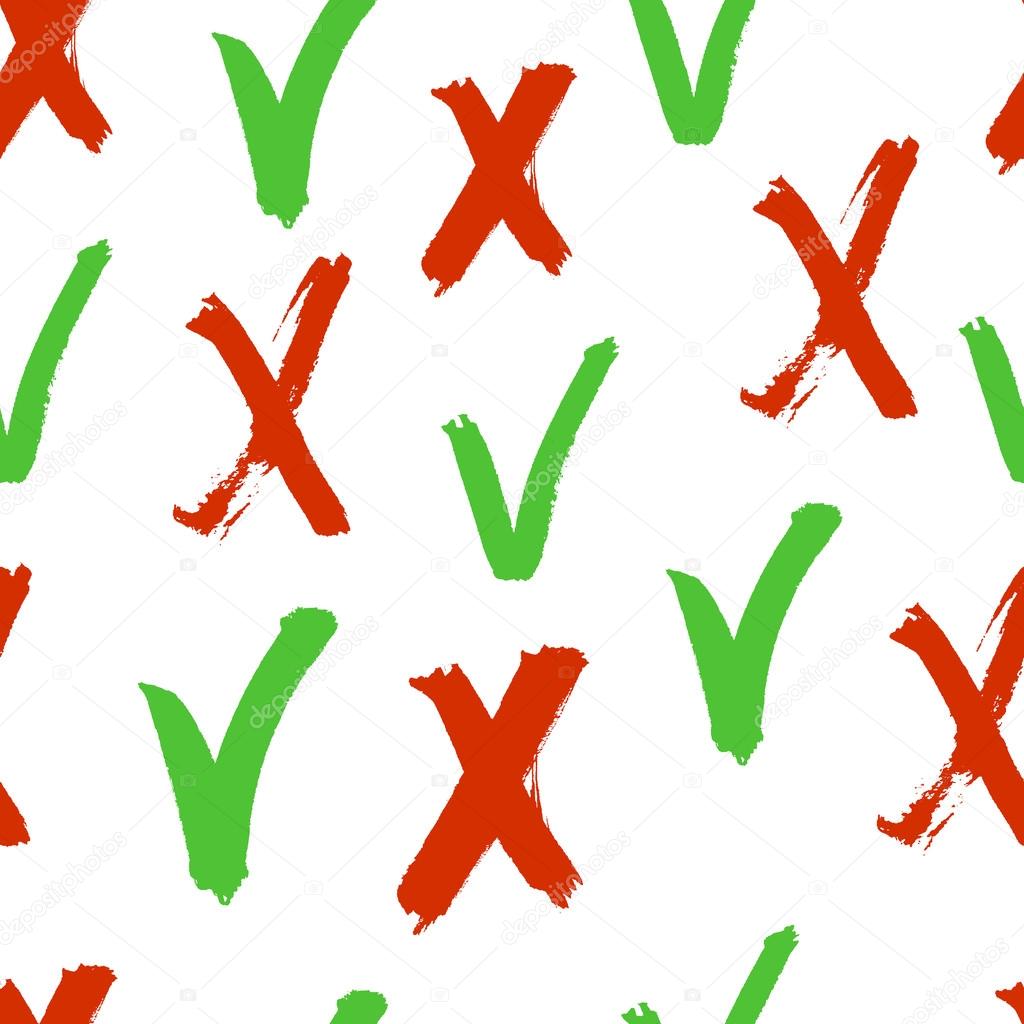 Check Marks Pattern Stock Vector Image by ©pashabo #87203076