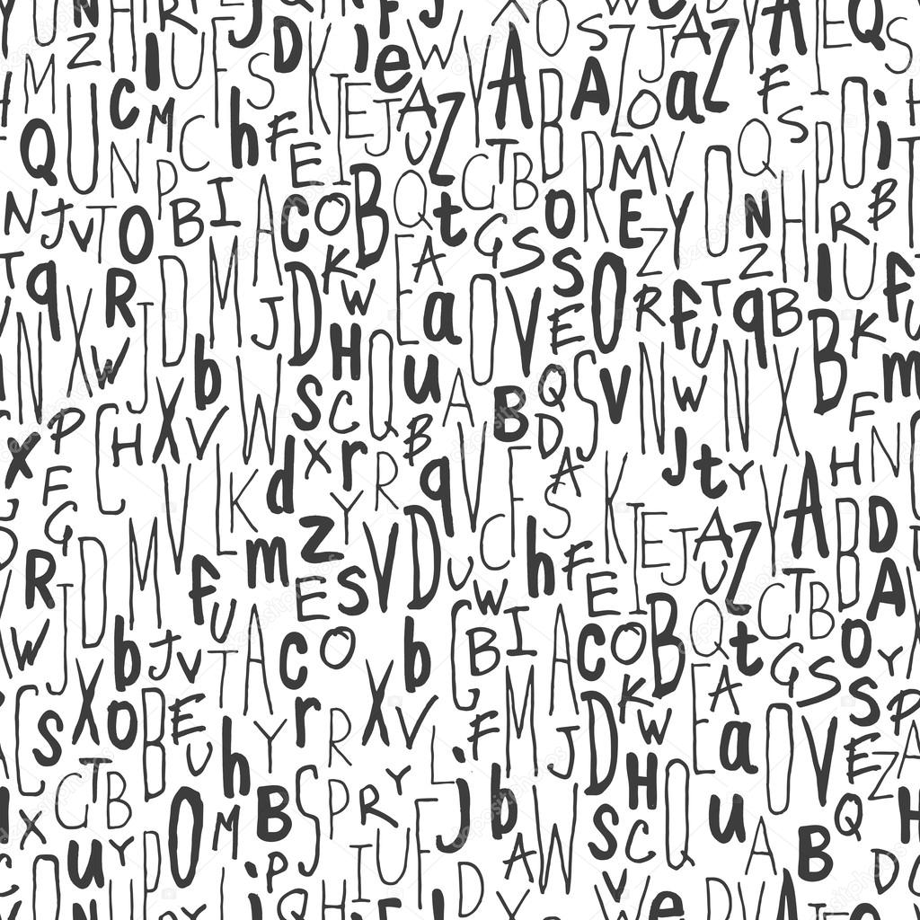 Alphabet Seamless Pattern Stock Vector by ©pashabo 87203180