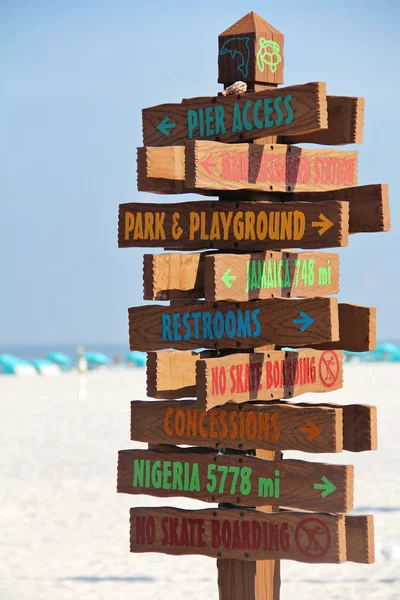 Beach sign directions Stock Photos & Royalty-Free Images | Depositphotos