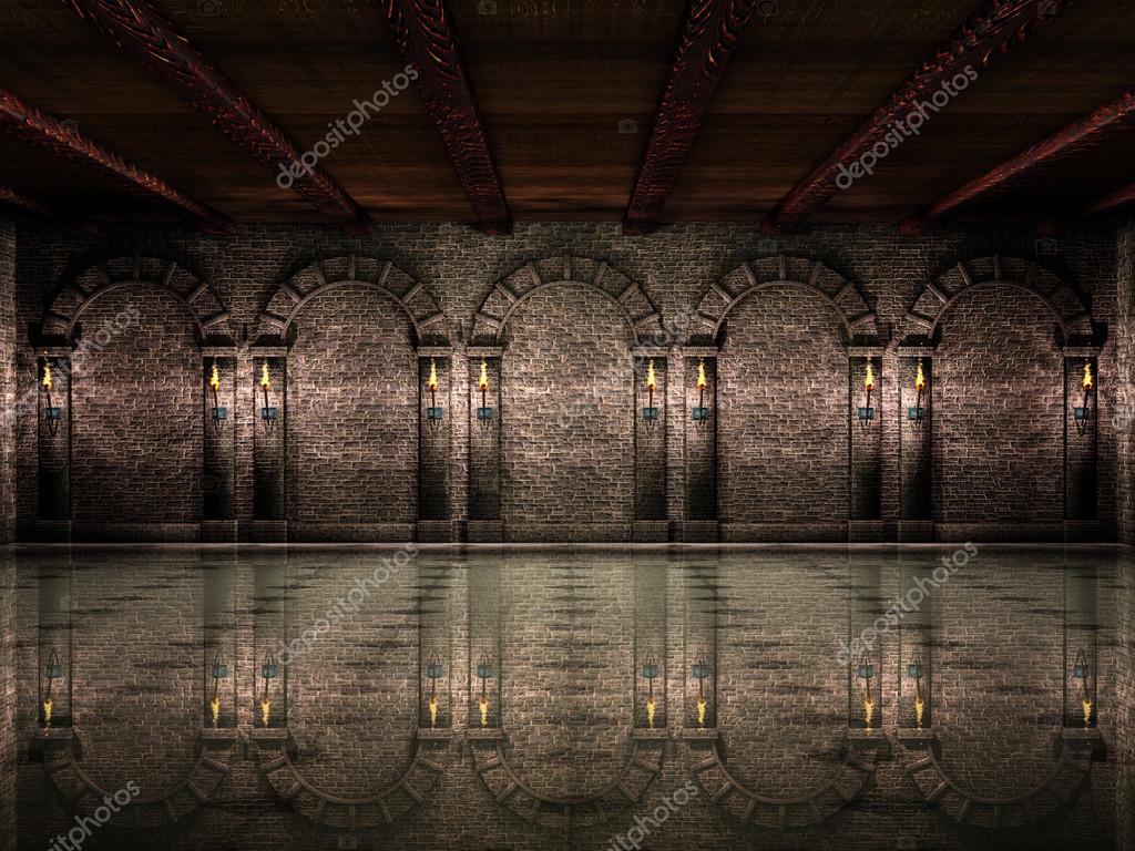 Medieval Castle Hallway