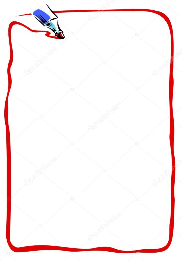 Marker Ink Border Stock Illustration by ©Therealdarla #105936092