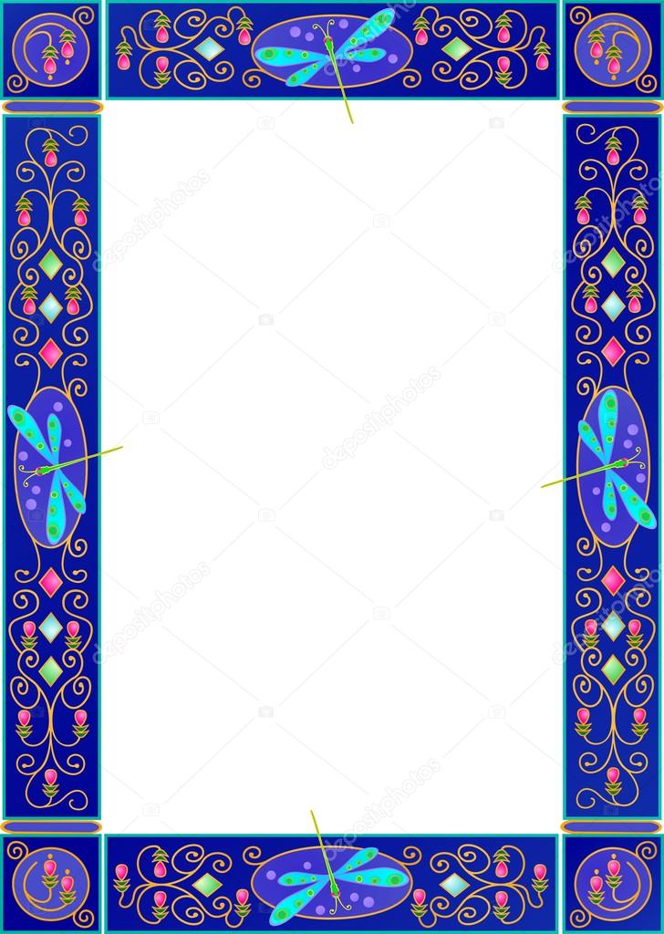 Dragonfly Border Clipart