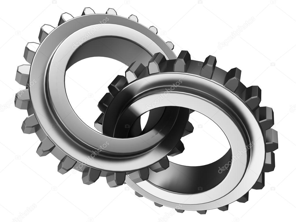 Gear wheels illustration — Stock Photo © mmaxer #114185020