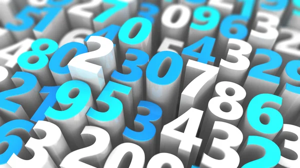 Random numbers background — Stock Photo © mmaxer #126584852