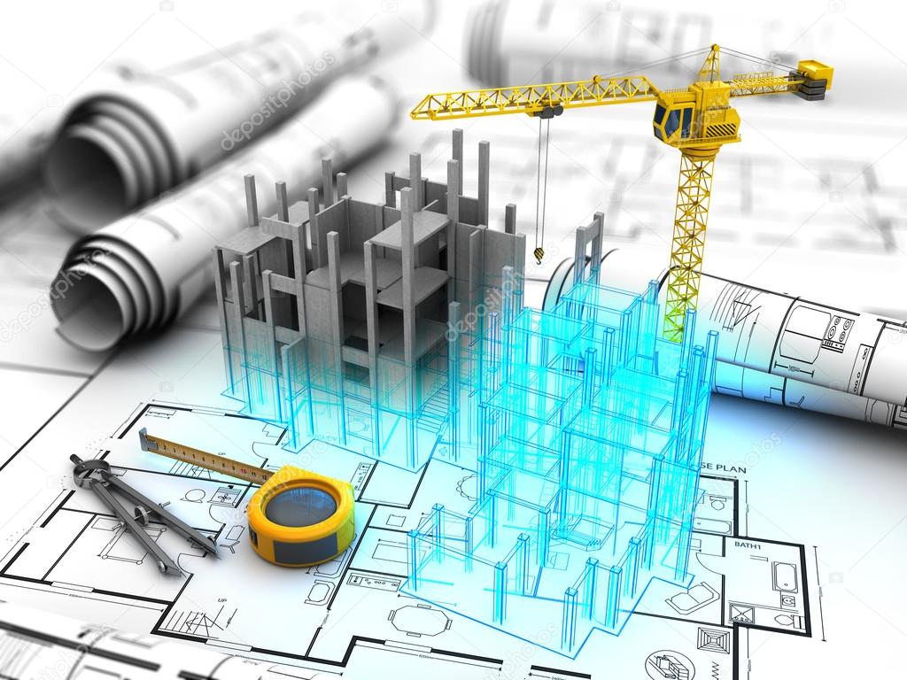 House building project Stock Photo by ©mmaxer 120849288 House building project Stock Photo by ©mmaxer 120849288