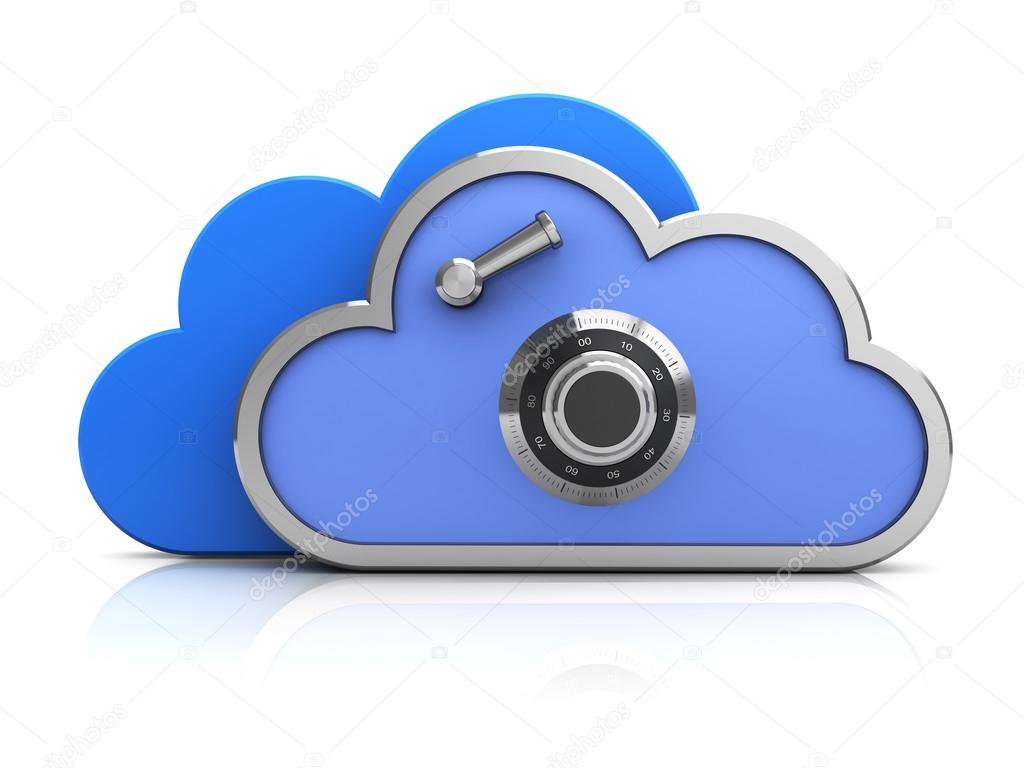 Secure Cloud Storage Icon