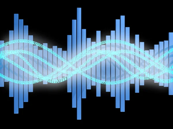 Digital sound wave - Stock Image - Everypixel