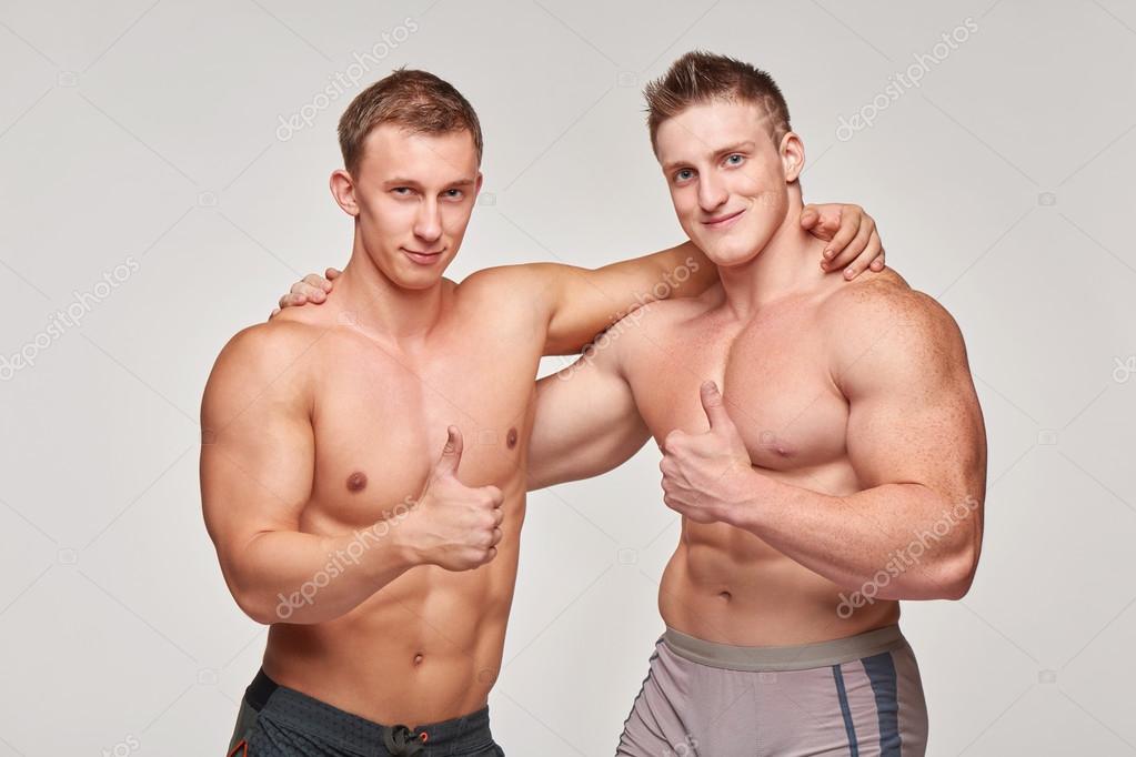 Two Muscle Men
