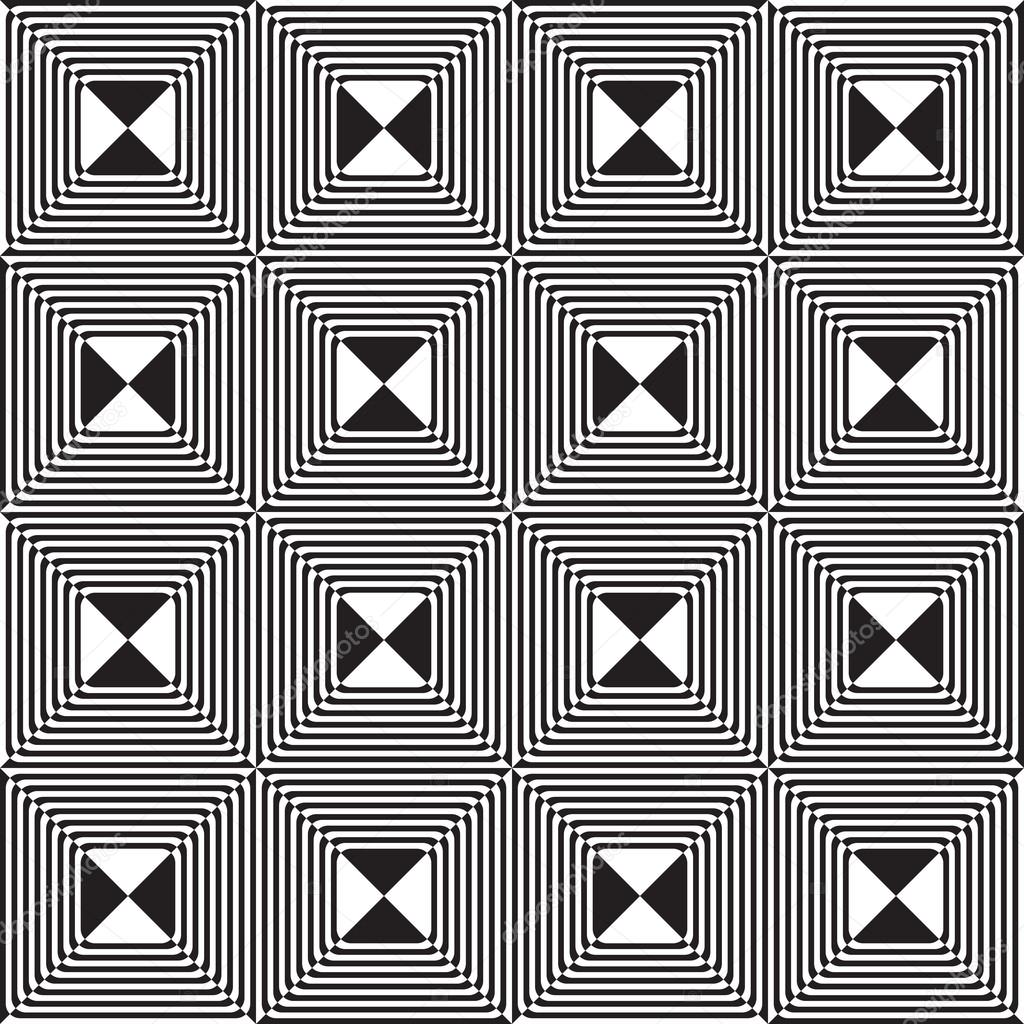 Black and white alternating squares four ray cut Stock Vector Image by ...