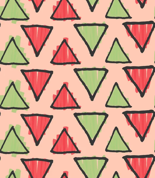 Painted red and green triangles with dots Stock Vector Image by ©Zebra ...