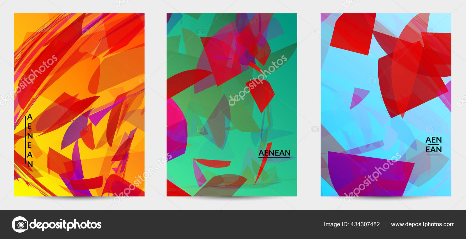 Abstract Multicolored Shattered Glass Texture Transparent Overlapping ...