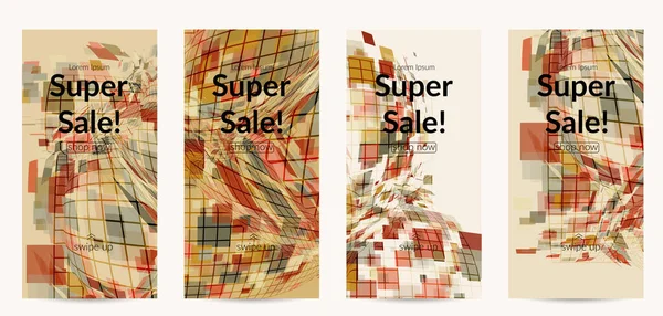 Square Pixel Mosaic Distorted Shape Transparent Overlapping Squatters ...