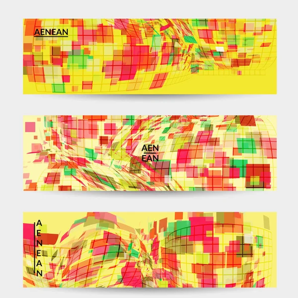 Square Pixel Multicolored Mosaic White Transparent Overlapping ...