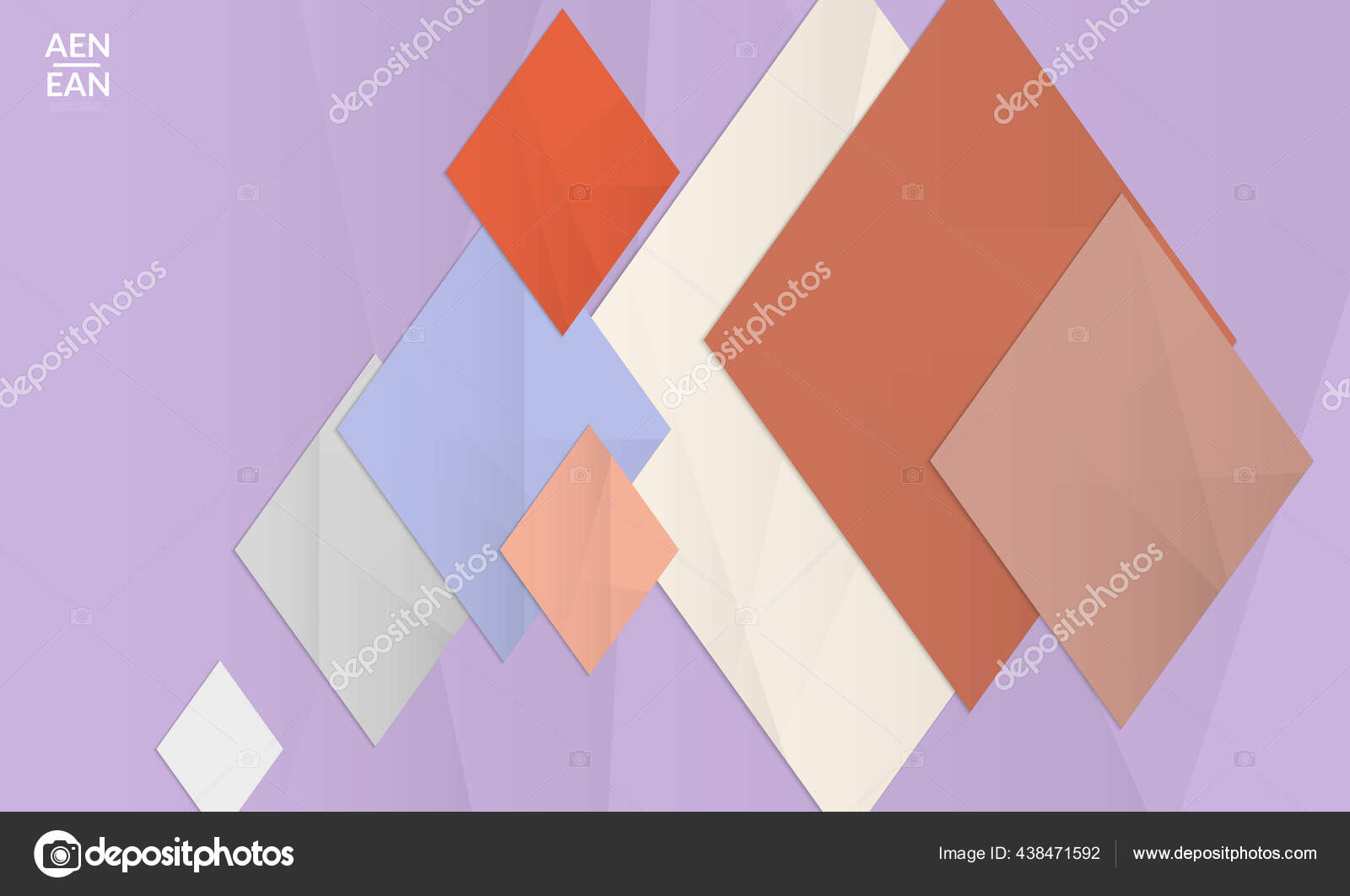 Abstract Vector Cover Template Folded Paper Overlapping Geometric ...