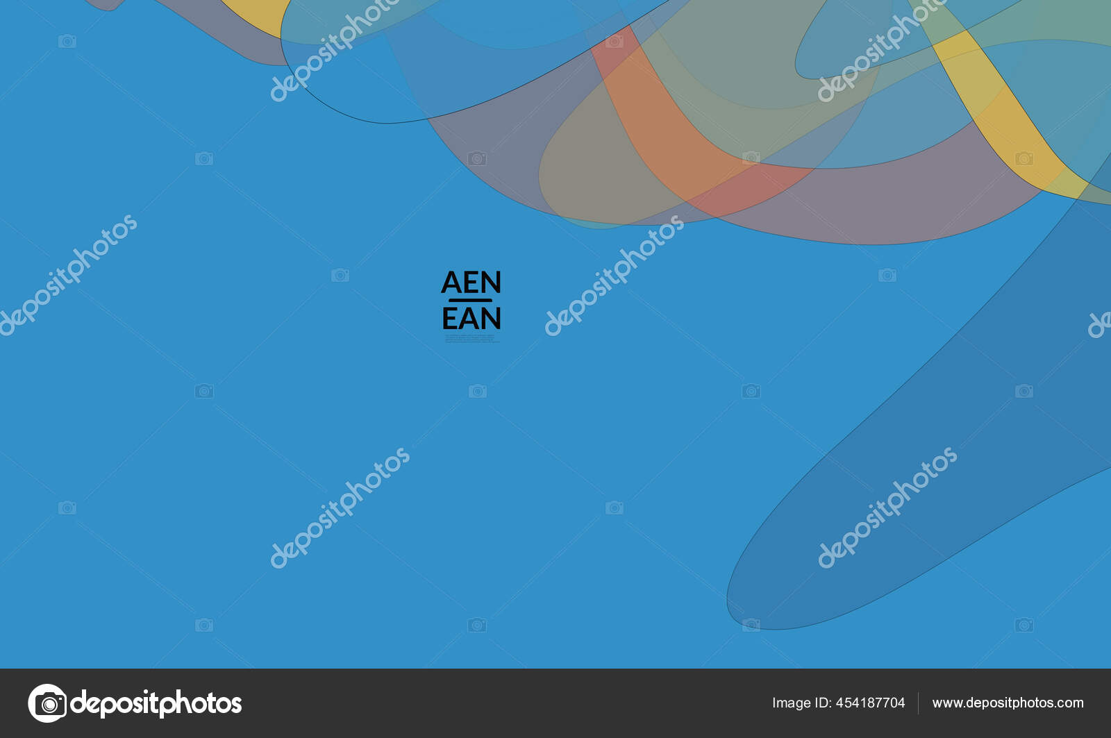 Vintage Art Transparent Overlapping Shapes Creating Vector Mixture ...