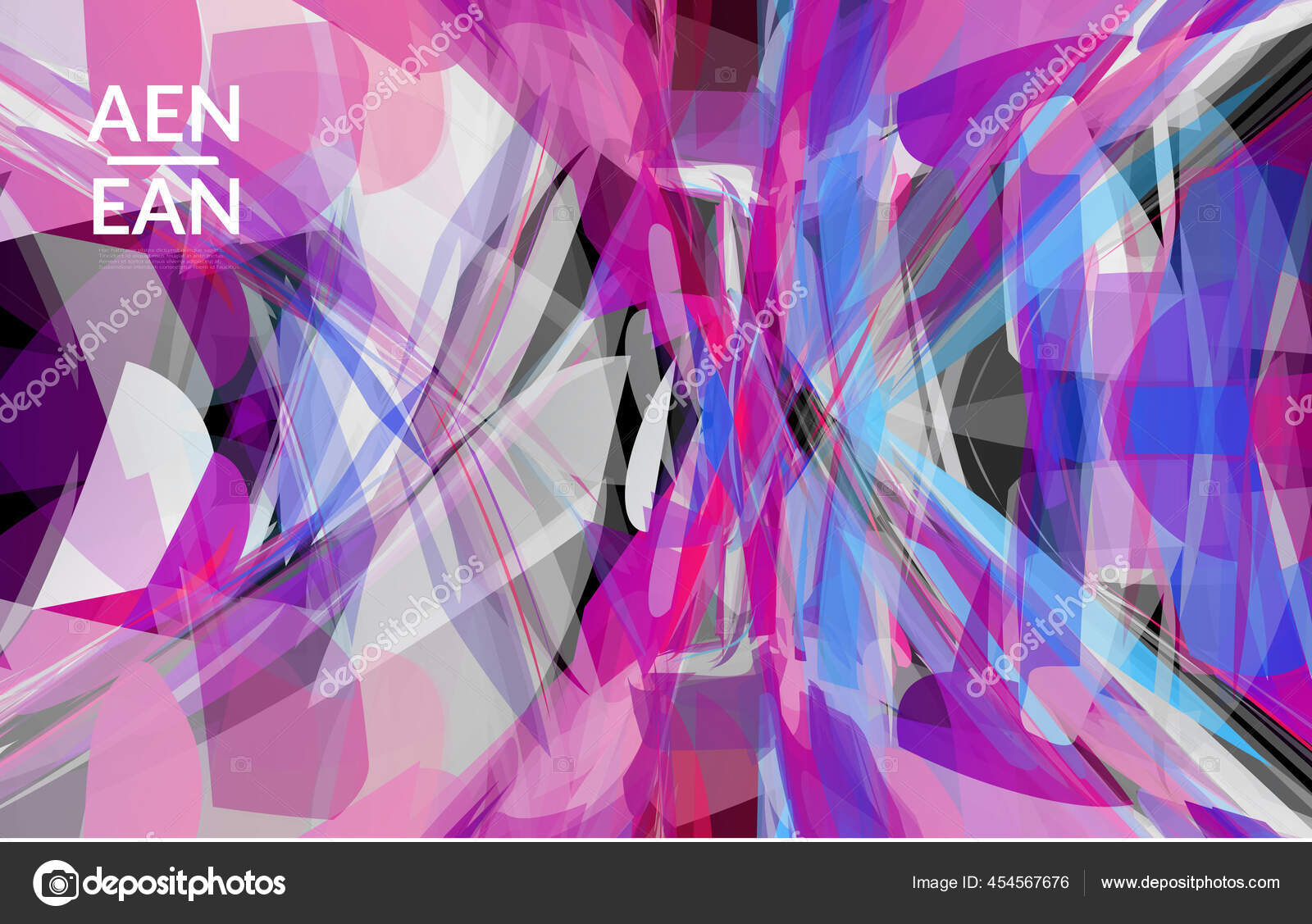 Abstract Multicolored Shattered Glass Texture Transparent Overlapping ...