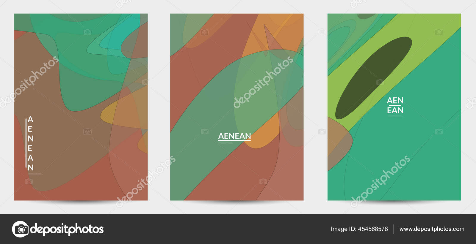 Vintage Art Transparent Overlapping Shapes Creating Vector Mixture ...