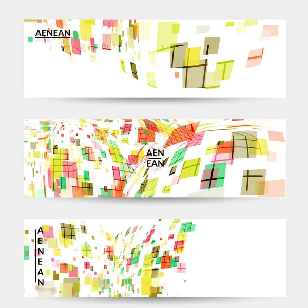 Square Pixel Multicolored Mosaic White Transparent Overlapping ...