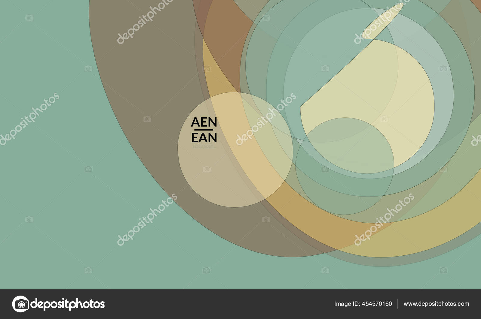 Vintage Art Transparent Overlapping Shapes Creating Vector Mixture ...