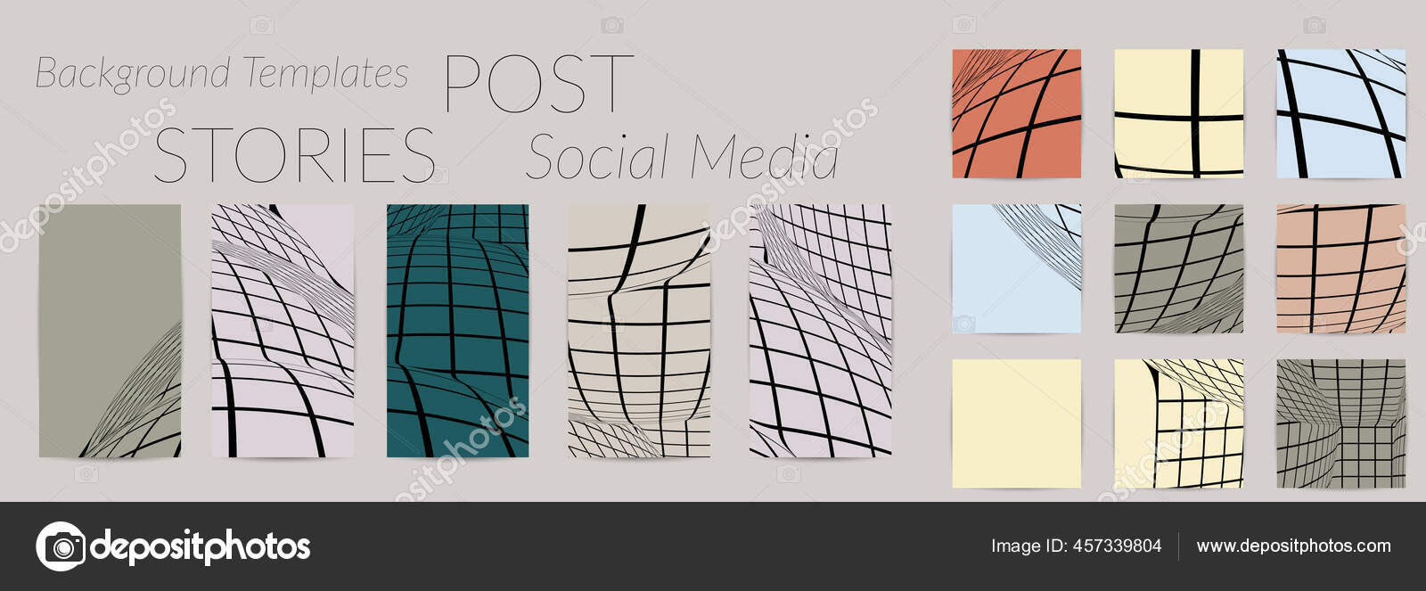 Abstract Wire Frame Visual Distortion Effect Optical Art Warped Space ...