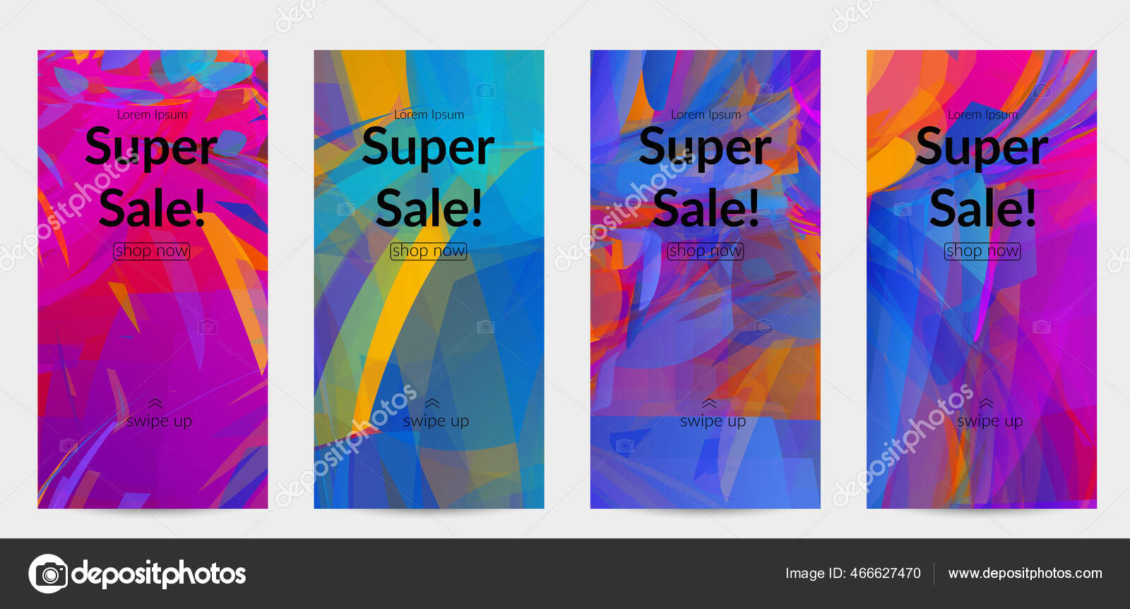 Abstract Multicolored Shattered Glass Texture Transparent Overlapping ...