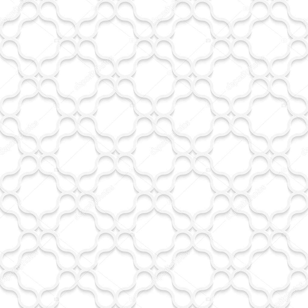 3D white rounded shapes forming grid on white Stock Vector by ©Zebra ...