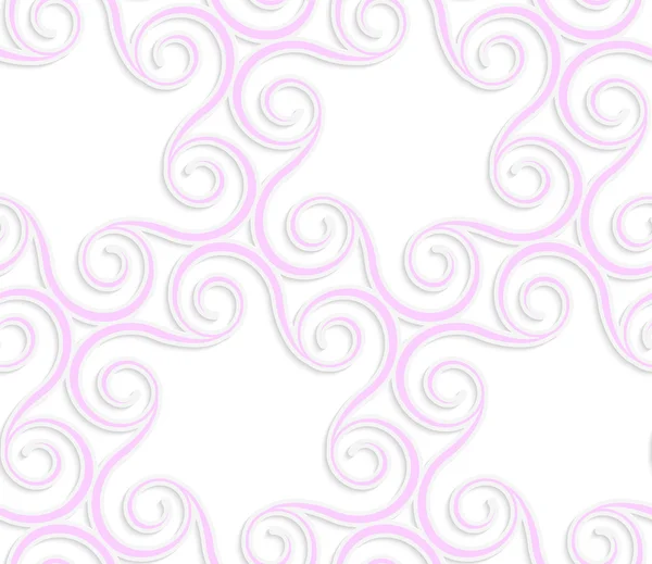 Pink abstract scroll flowers background — Stock Vector © hugolacasse ...