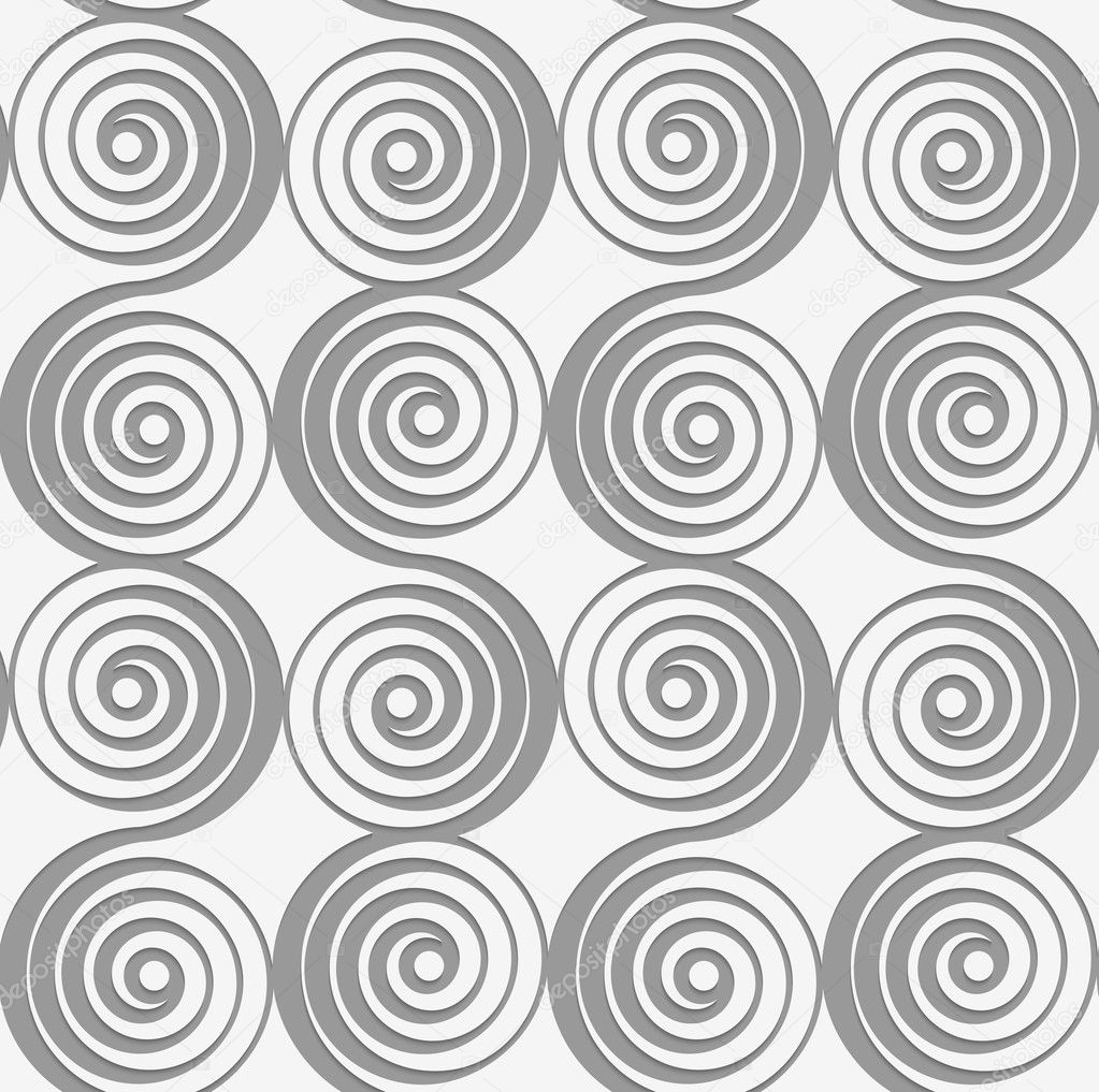 Perforated merging spirals Stock Vector by ©Zebra-Finch 75951935