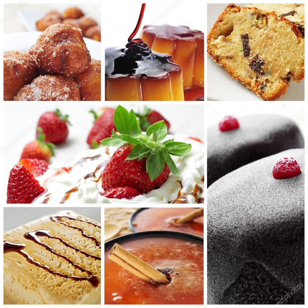 Dessert collage Stock Photo by ©nito103 52175959
