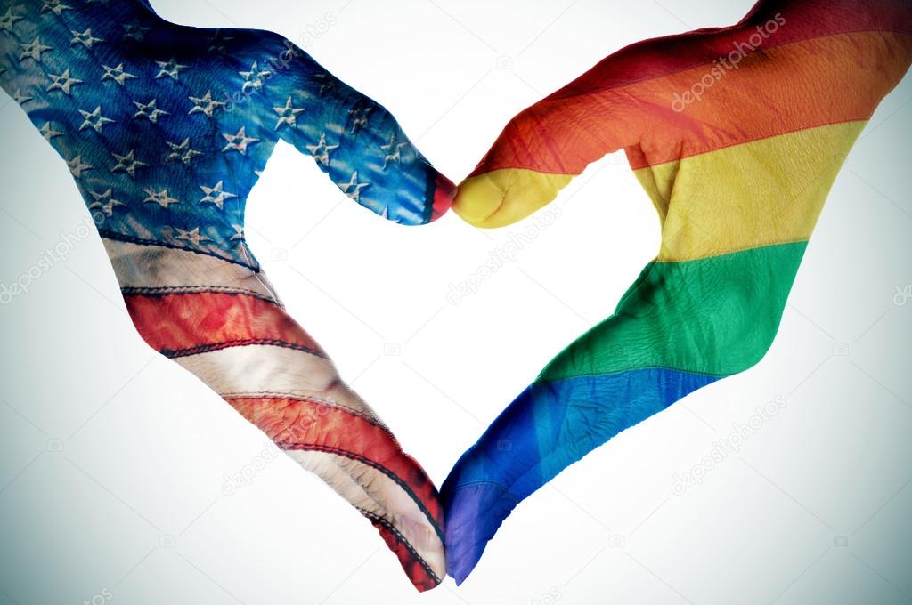Legalization Of The Same Sex Marriage In The United States — Stock