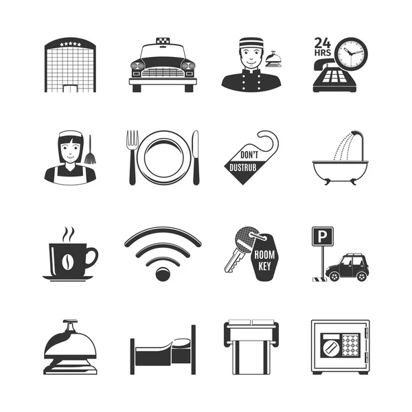 Hotel icons set — Stock Vector © Nevada31 #10197870
