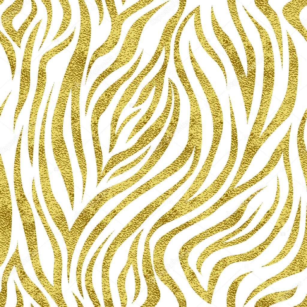 Gold zebra pattern Stock Vector Image by ©D0r0thy #119116290