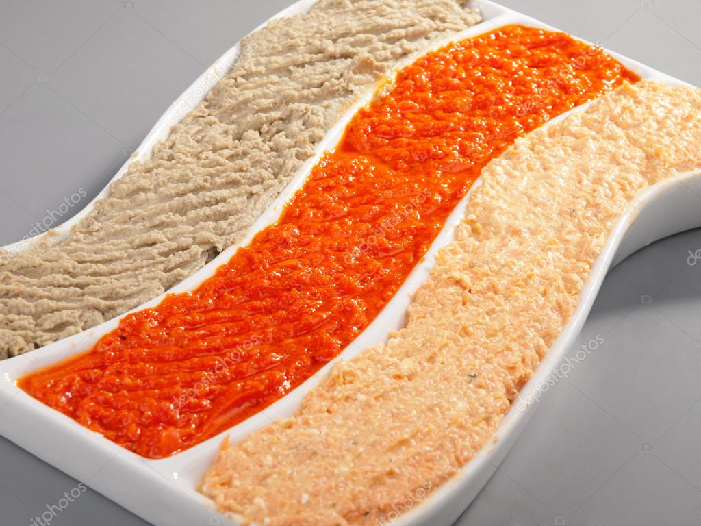 Three types of dips Stock Photo by ©ivanmateev 62444317