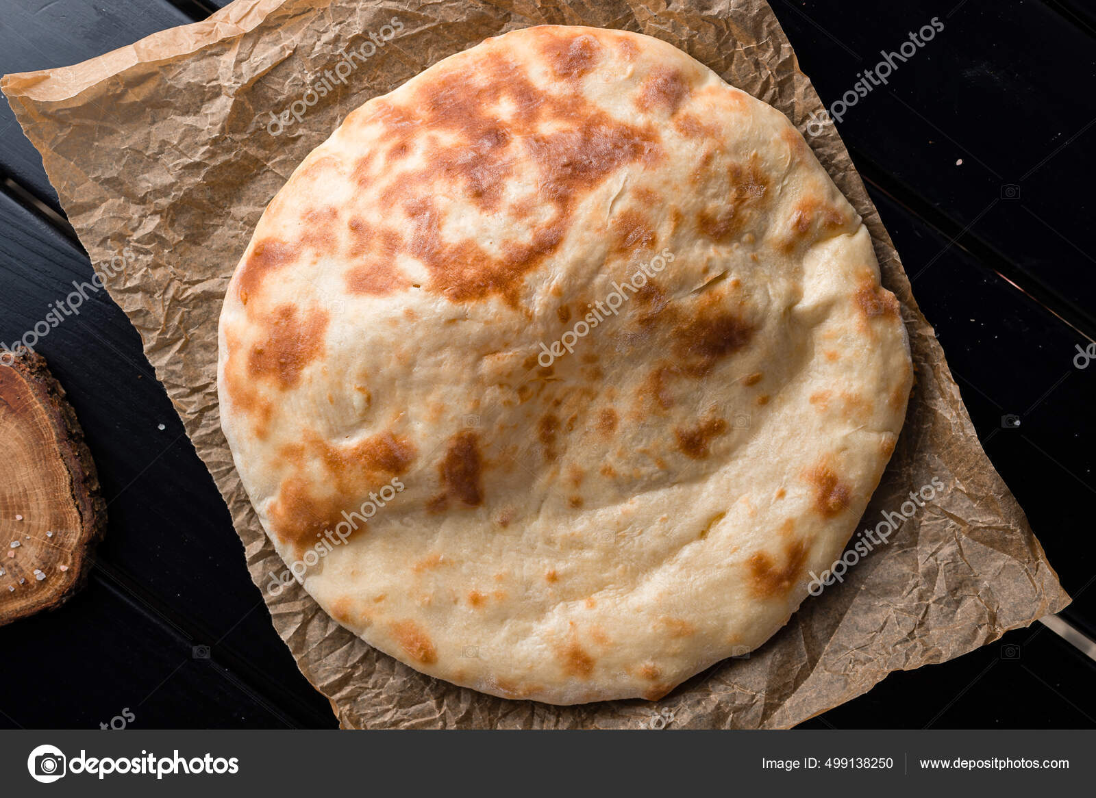 Pan Tradicional Georgiano Pan Plano Khychiny Pan Plano Caucásico ...