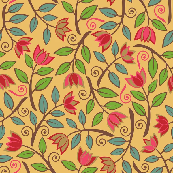 Fancy Flower Pattern Stock Vector Image by ©Lisann #5605034