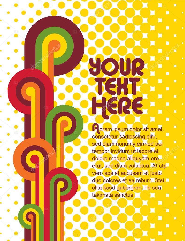 Retro Shapes Layout Stock Vector Image by ©Lisann #97618324