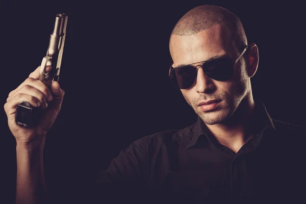 Man with gun Stock Photos, Royalty Free Man with gun Images | Depositphotos