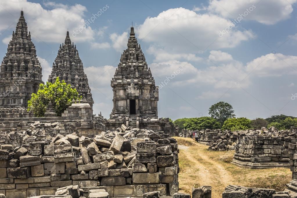 Prambanan temple near Yogyakarta on Java island, Indonesia Stock Photo ...