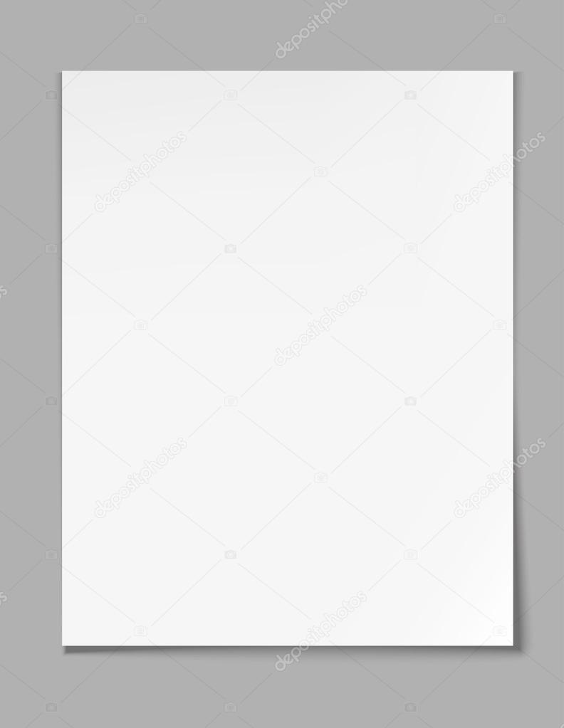 Papel en blanco Vector de stock por ©kreatorex 81215610