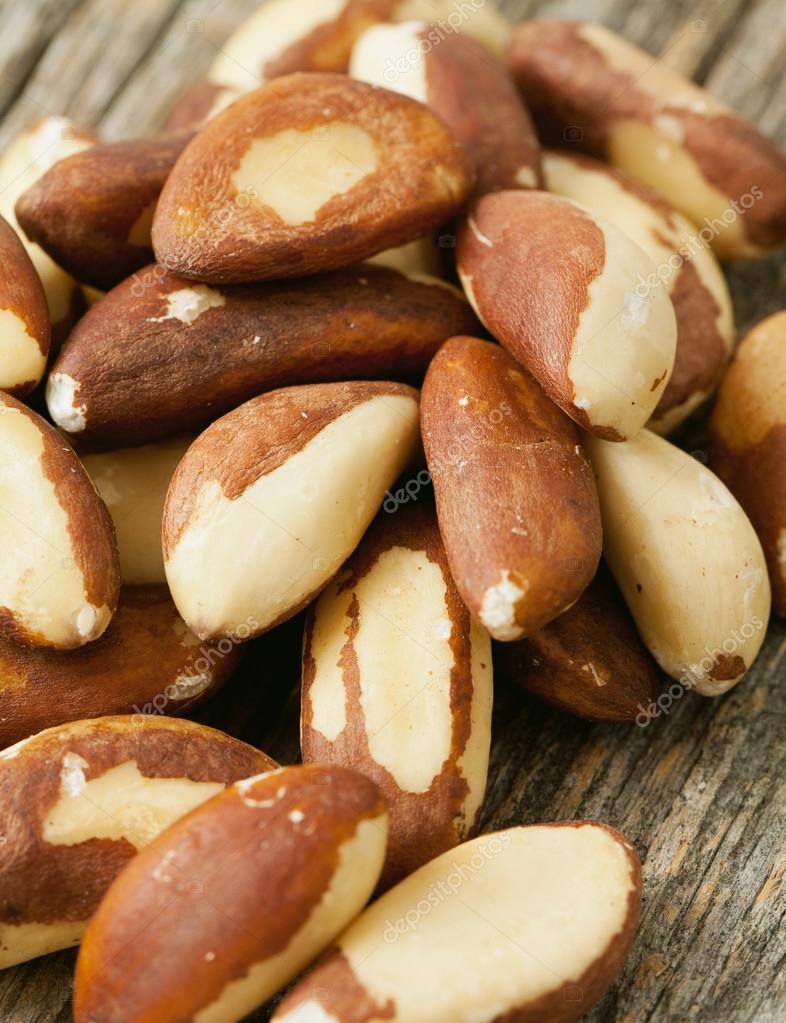 Brazil nuts background Stock Photo by ©dianazh 123108994
