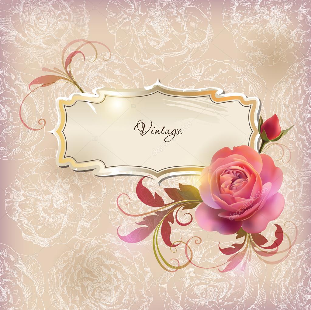 Hand drawing card flower vector frames Stock Vector Image by ©Irina ...