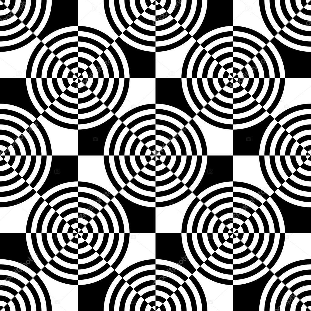 Seamless Circle and Triangle Pattern Stock Vector Image by ©maxkrasnov ...