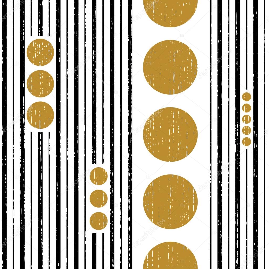 Seamless Vertical Stripe and Circle Pattern Stock Vector Image by ...