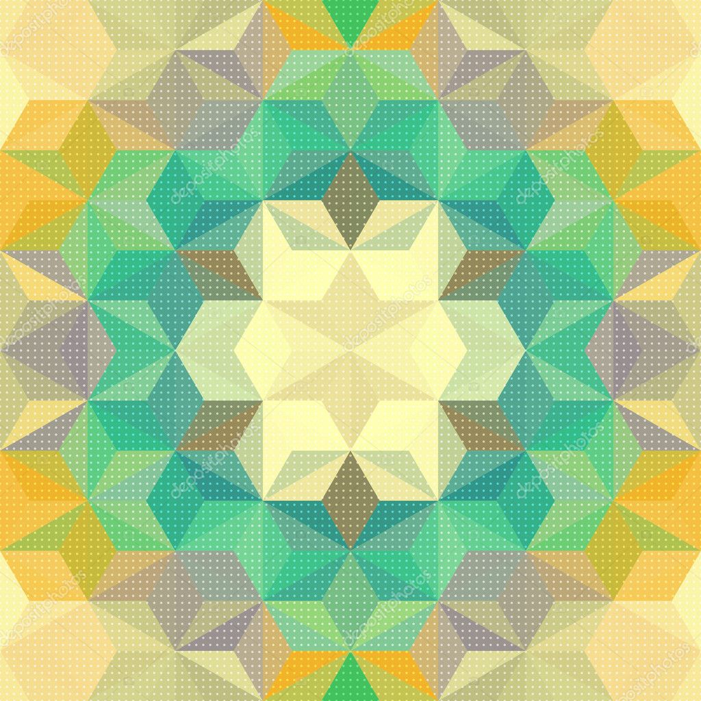 Colorful Triangle Pattern Stock Vector by ©maxkrasnov 63209423