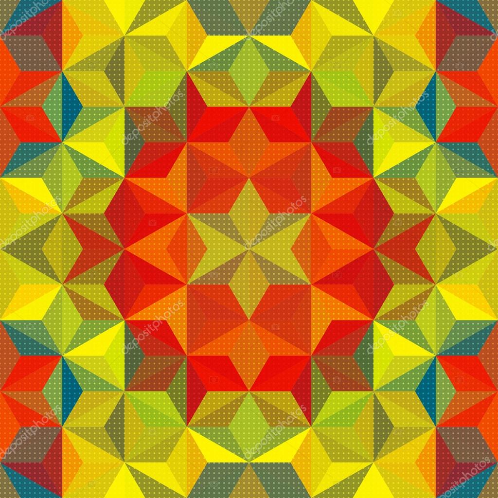 Colorful Triangle Pattern Stock Vector by ©maxkrasnov 65965013